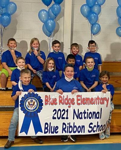 Blue Ridge Elementary celebrates their 2021 Blue Ribbon School title ...