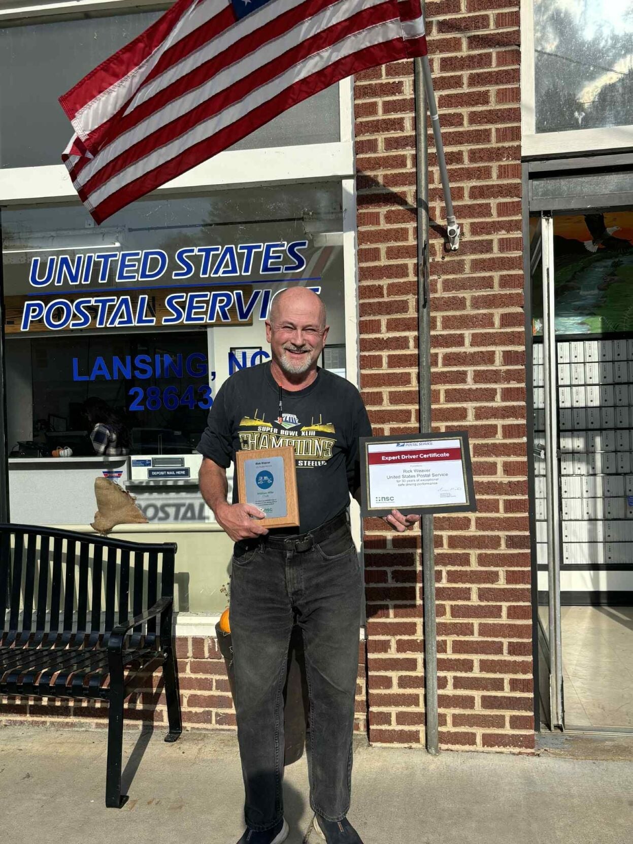 Million Mile Club: USPS recognizes Weaver’s high mileage mark as mail ...