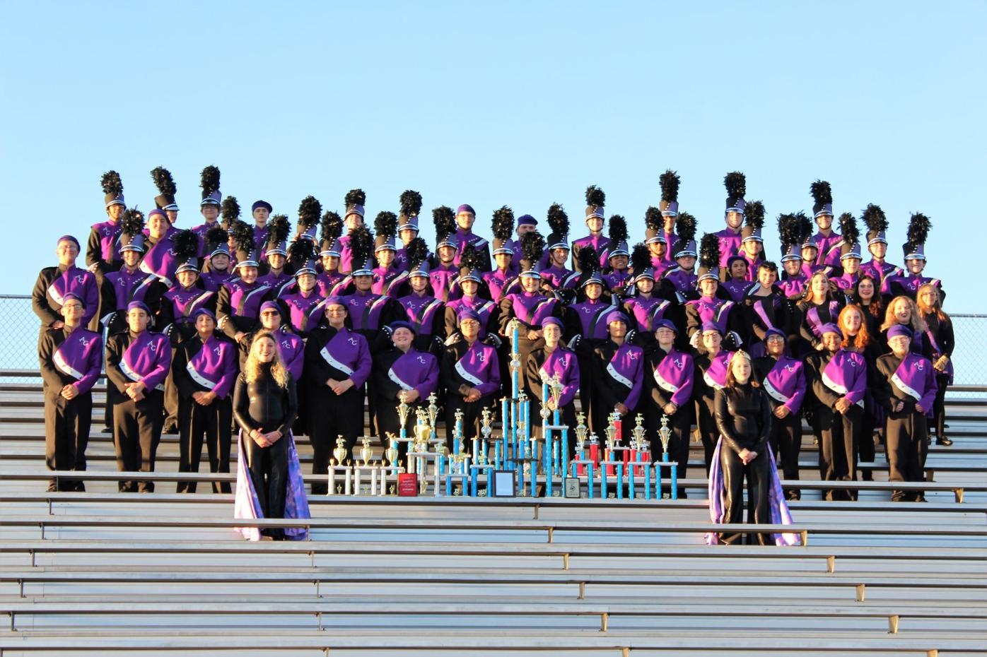 Ashe County High School Husky Vanguard Marching Band celebrates ...