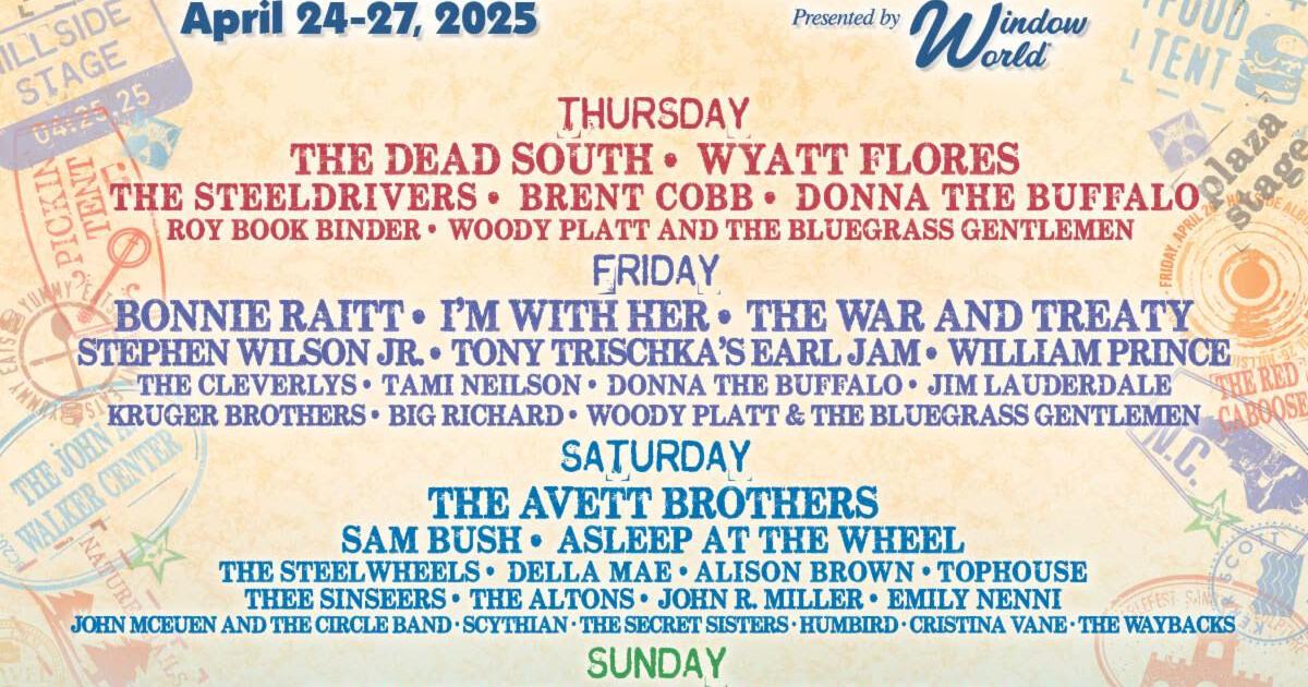 MerleFest shares all 12 stage schedules with over 90 artists | Arts And ...