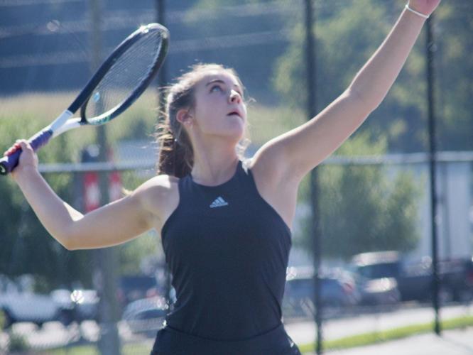 Girls' tennis team makes their mark in 9-0 win against Starmount ...