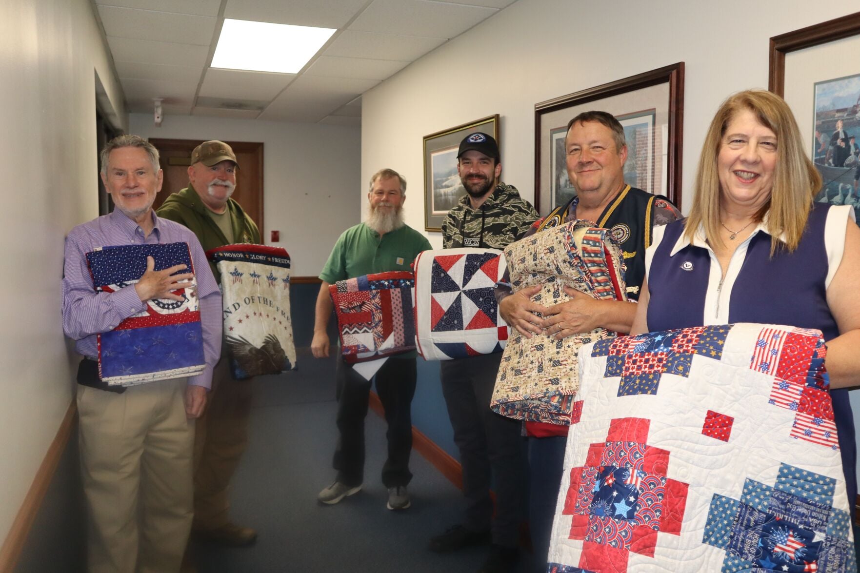 Ashe County Piecemakers Quilt Guild presents quilts to veterans ...