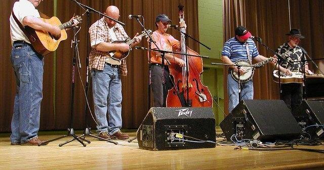 Rock Bottom Bluegrass Band performs in the Backstreet Park May 24 ...