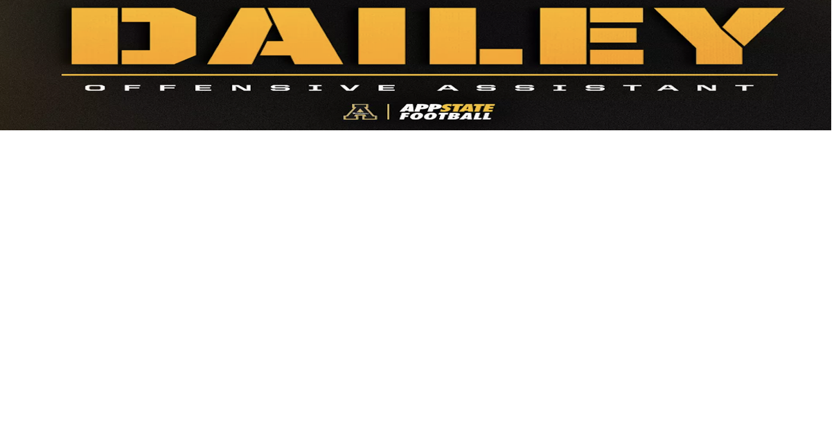Dailey joins App State as assistant coach | Sports | ashepostandtimes.com