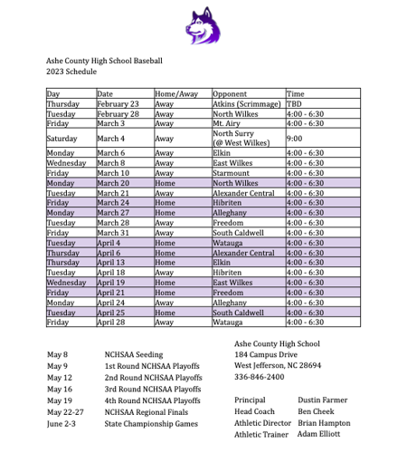 Mark you calendars for these ACHS spring sports | Sports ...