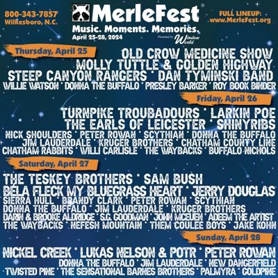 MerleFest shares full lineup for 2024 | Arts And Entertainment ...