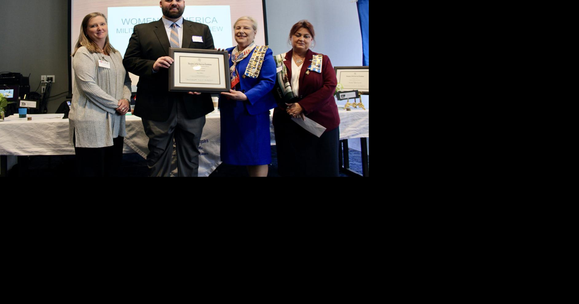 Colvard receives award during Daughters of American Revolution meeting ...