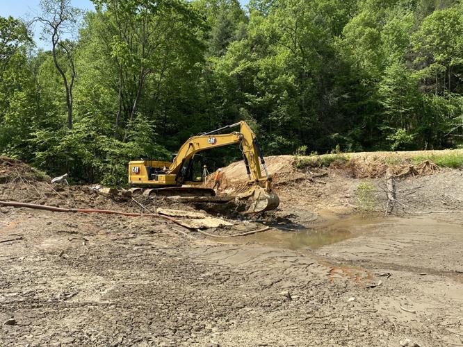 Cranberry Creek dam removed to restore brook trout habitat, improve the Mountains-to-Sea Trail ...