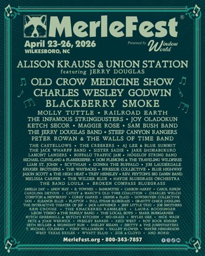 MerleFest shares full lineup for 2026 | Arts And Entertainment ...
