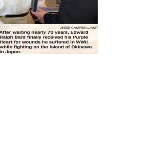 This week in the archives: Ashe man receives long-awaited Purple Heart ...