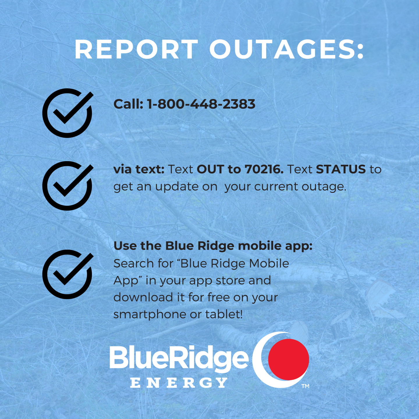 Blue Ridge Energy line crews continue responding to outages caused by ...