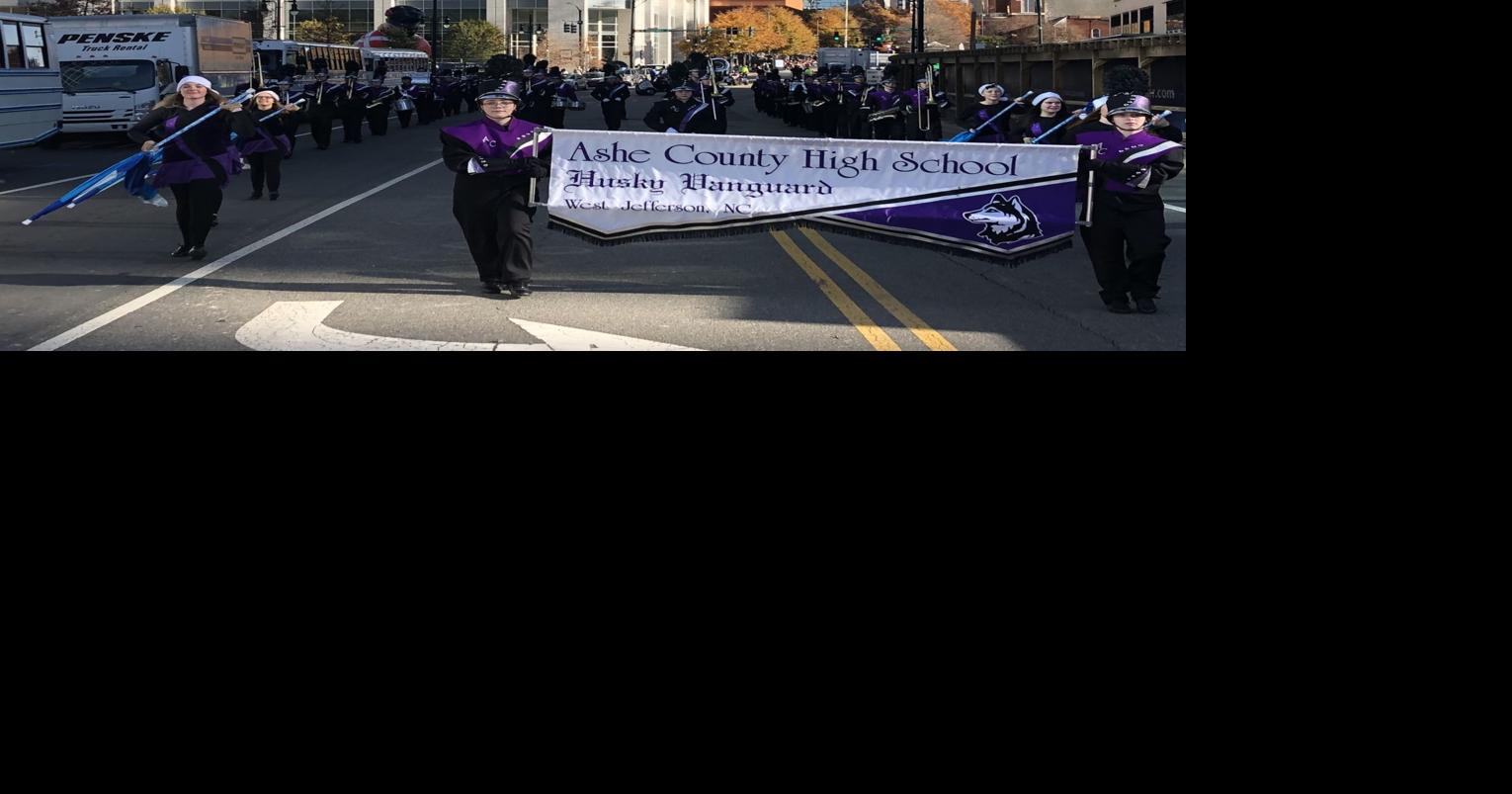 Ashe County High School Husky Vanguard Marching Band celebrates ...