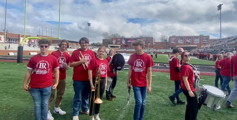 Band students take the field at Lenoir-Rhyne during final game | News ...
