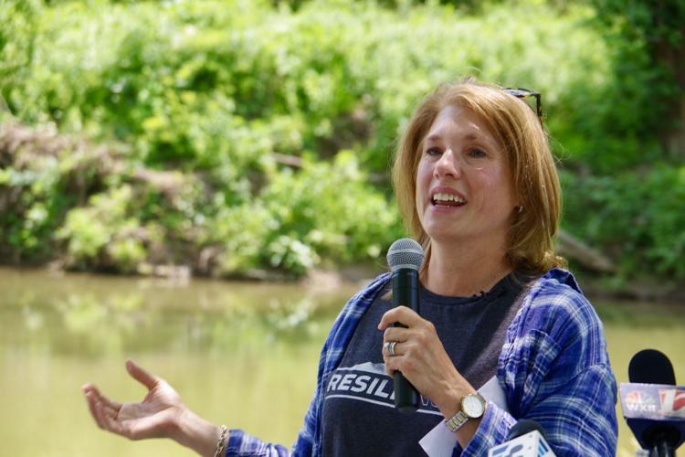 First Lady Anna Stein floats the New River, calls for tourists to visit WNC | News ...