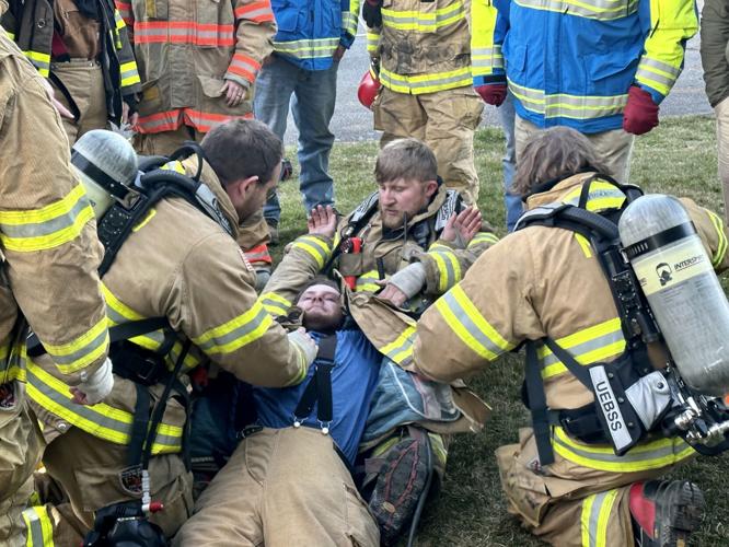 Multiple departments conduct joint firefighter down training | News ...