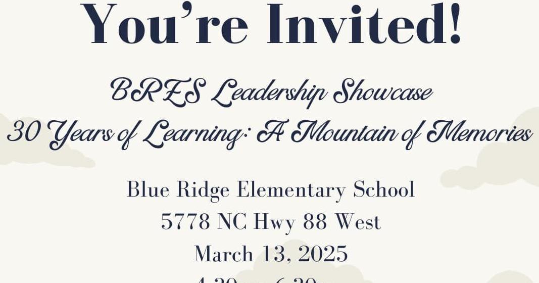 Celebrate 30 years of Blue Ridge Elementary on Thursday | Community ...