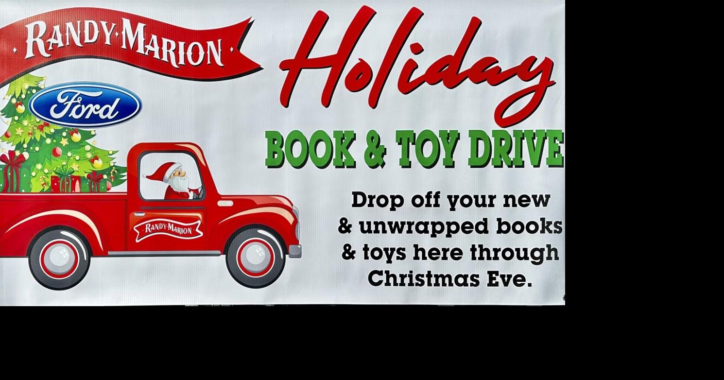 Randy Marion Ford of West Jefferson holding Holiday Book and Toy drive ...