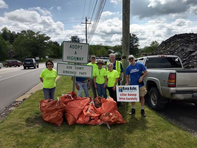 Volunteers sweep streets to Keep Ashe Beautiful | Community ...