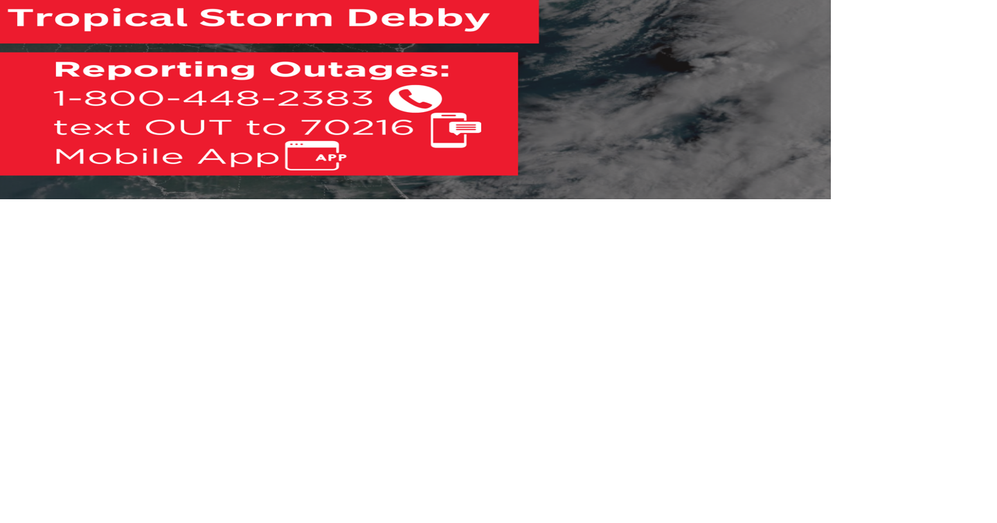 Blue Ridge Energy prepared as Tropical Storm Debbie arrives | News ...