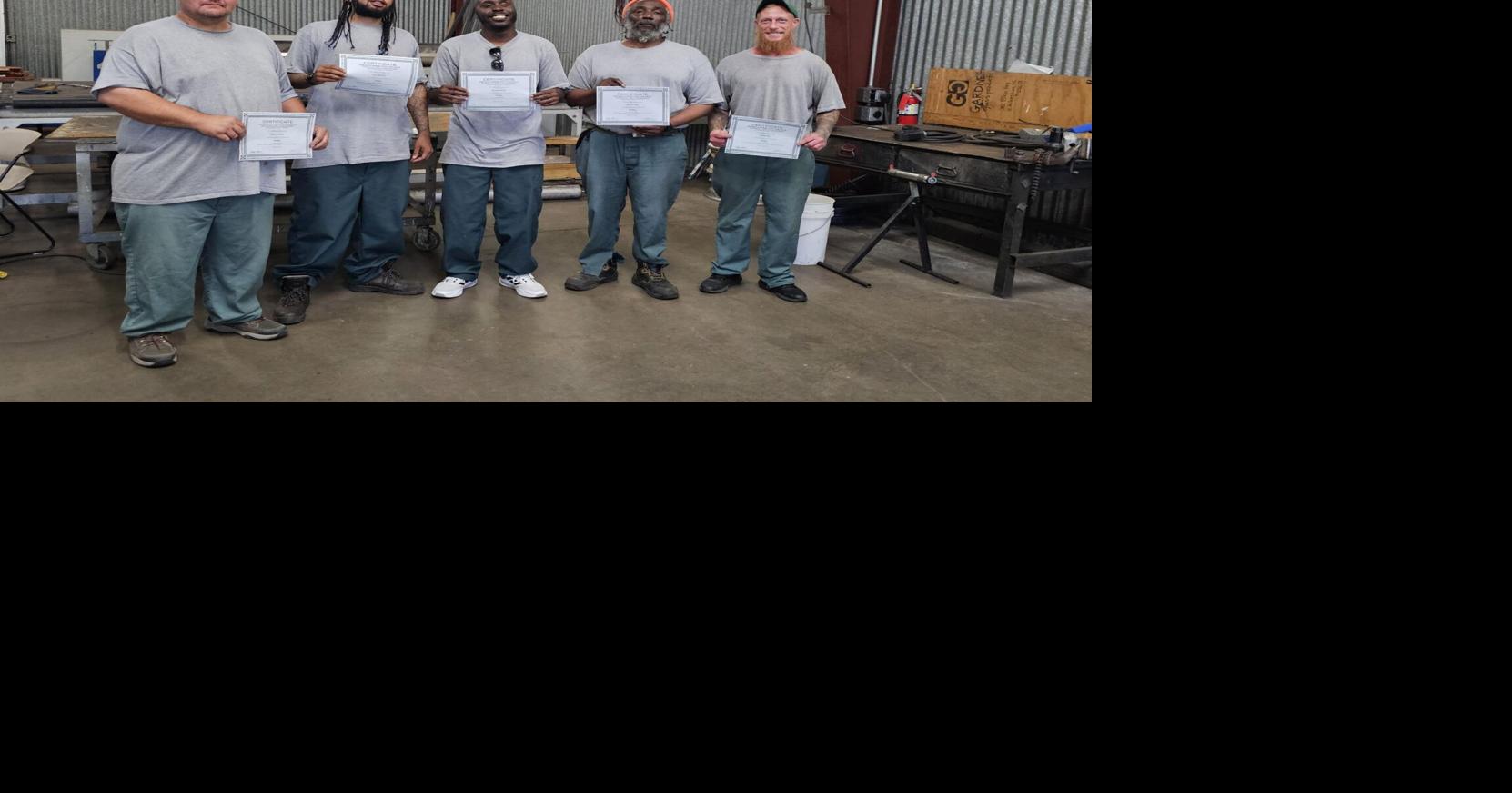 Inmates successfully complete WCC's WDCE Introduction to Welding Class ...