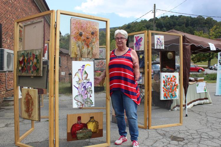 Local artists set up shop on Main Street for Art on the Mountain | Arts ...