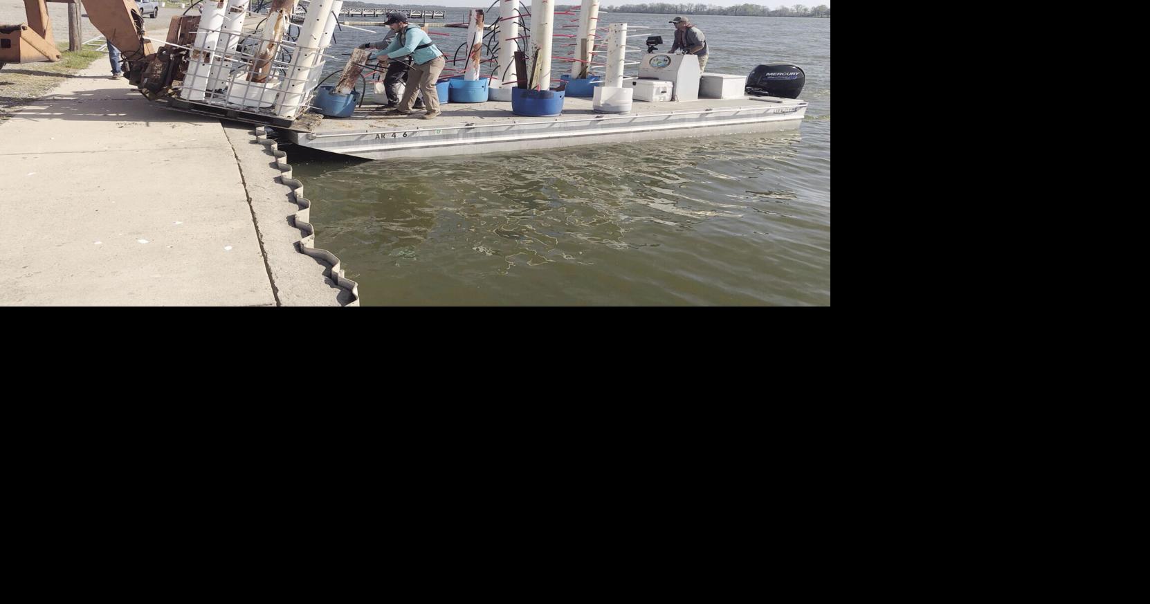 HOMES FOR FISH: Group builds habitat structures for crappie, partners ...