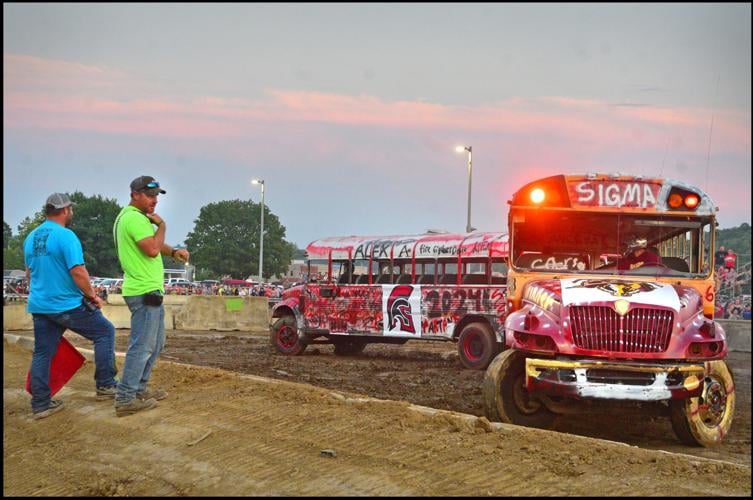 Federal Hocking wins first ever school bus demolition derby | Athens ...