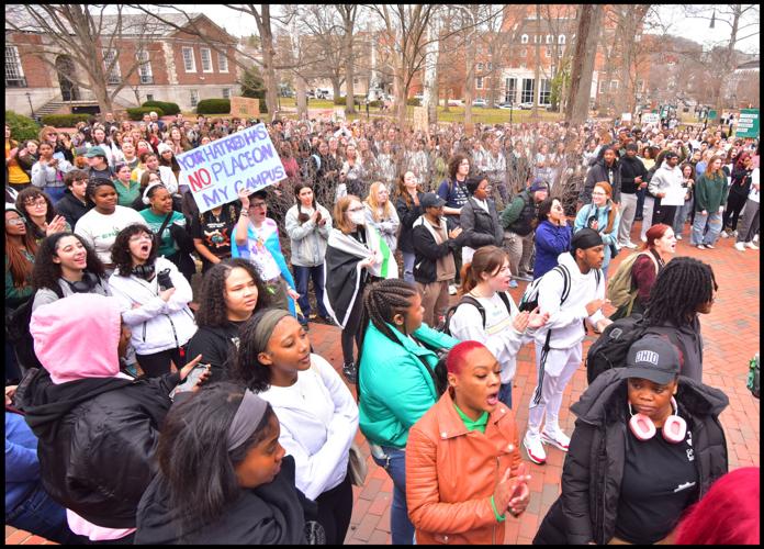 Ohio University students gather, protest Senate Bill 1 | News ...