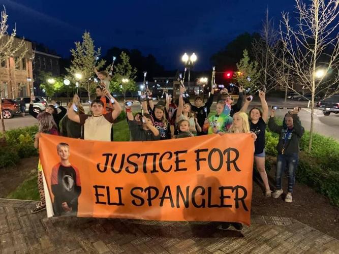 Children and adults gather in Nelsonville to memorialize Eli Spangler ...