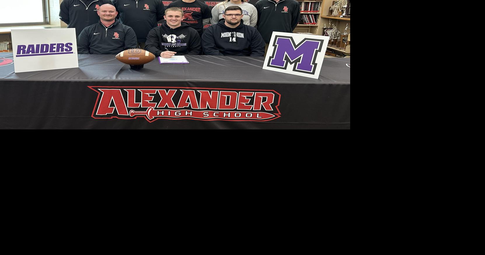 Alexander's Isaac Waller commits to play football at Mount Union ...