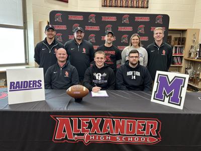 Alexander's Isaac Waller commits to play football at Mount Union ...