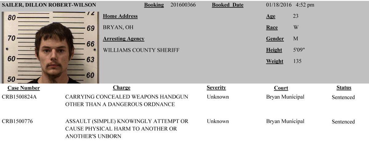 Dillon Sailer - CCNO booking photo - Jan. 18, 2016 | Test ...