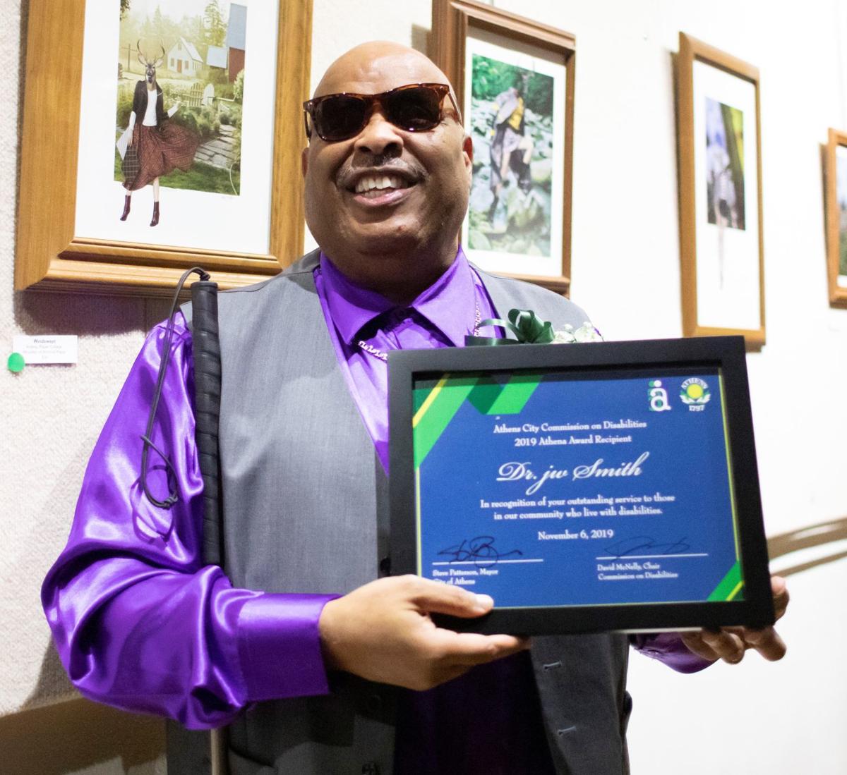 Athena Award presented to Dr. jw Smith | Connect | athensmessenger.com