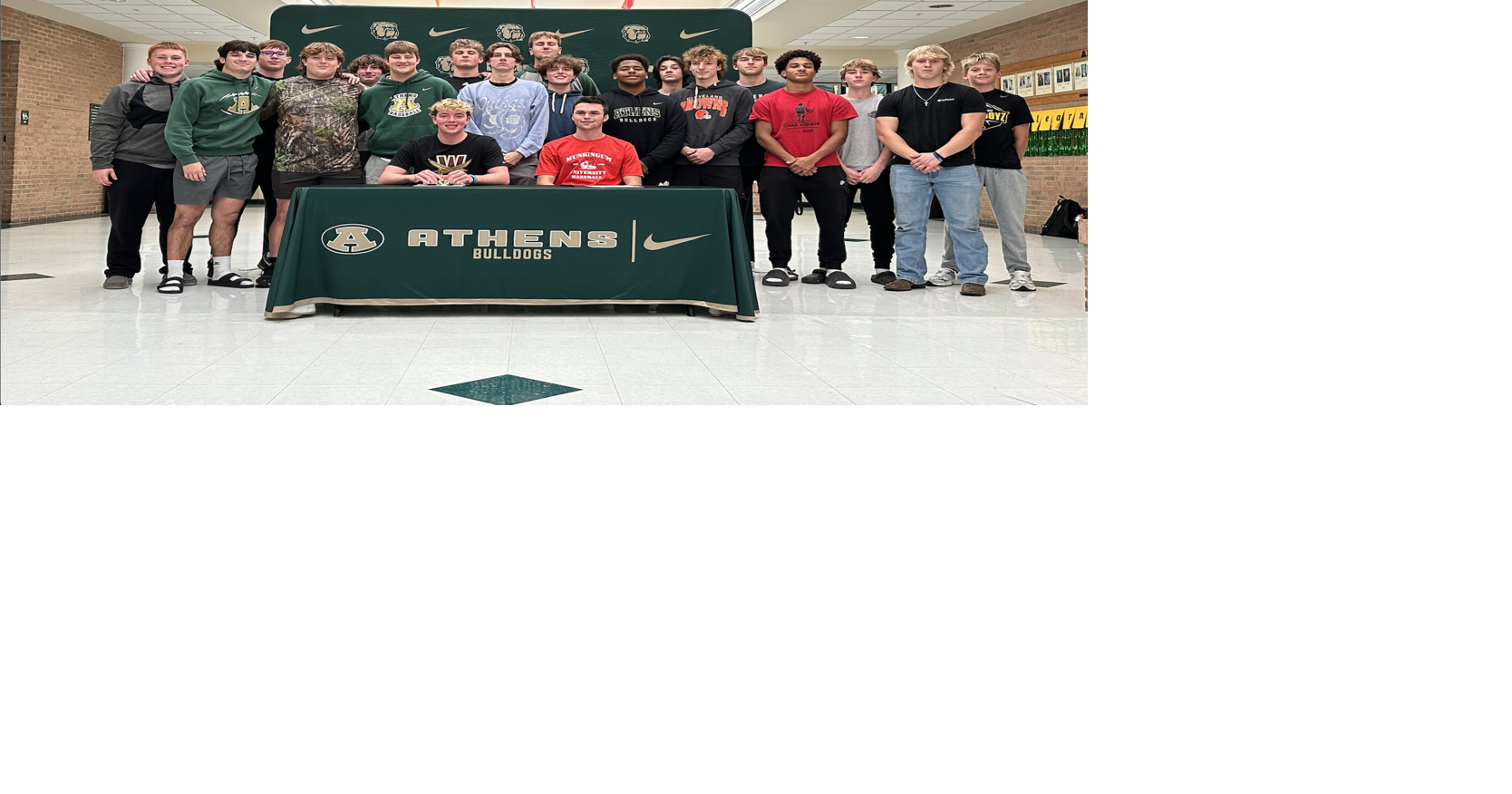 Athens' Nuzum and Sincoff sign letters of intent | Local Sports ...