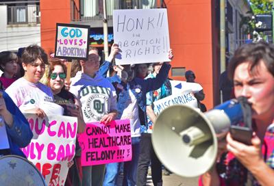 Pro-choice rally brings out small, yet vocal crowd | News ...