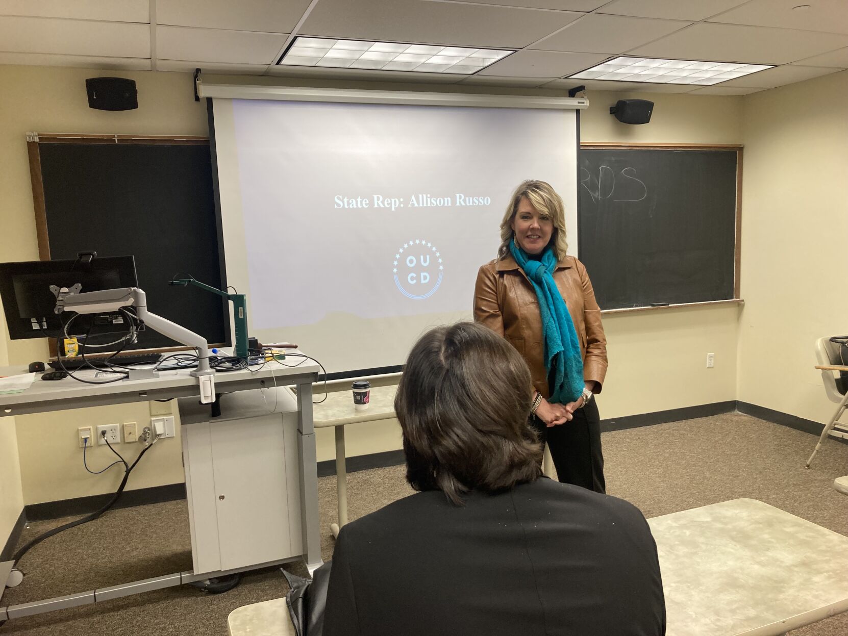 Allison Russo visits Athens, outlines plans if elected secretary of ...