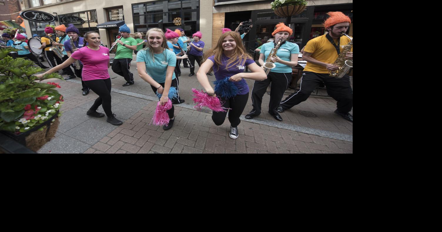 These are happy 'Trolls': OU Marching 110 grooves for Dreamworks movie ...
