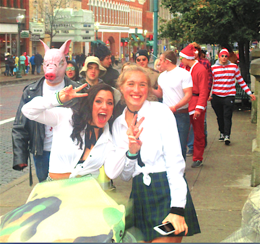 Halloween Block Party rocks on wetly in ghoulish conditions | News ...