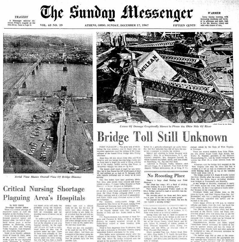 Mothman myth rooted in Messenger reporter's work | News ...