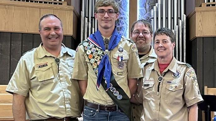 Logan Meek receives Eagle Scout rank | Connect | athensmessenger.com