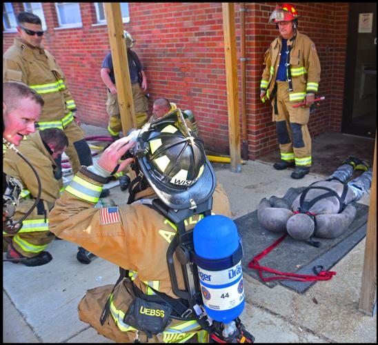 Firefighter training staged at West Elementary School | News ...