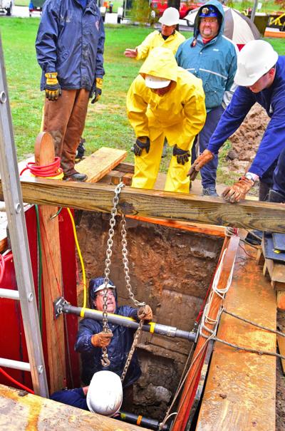 'High risk, low frequency' training: Firefighters practice trench ...