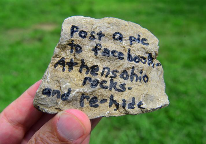 Find a rock, hide a rock: Positivity trend finds its way to Athens ...