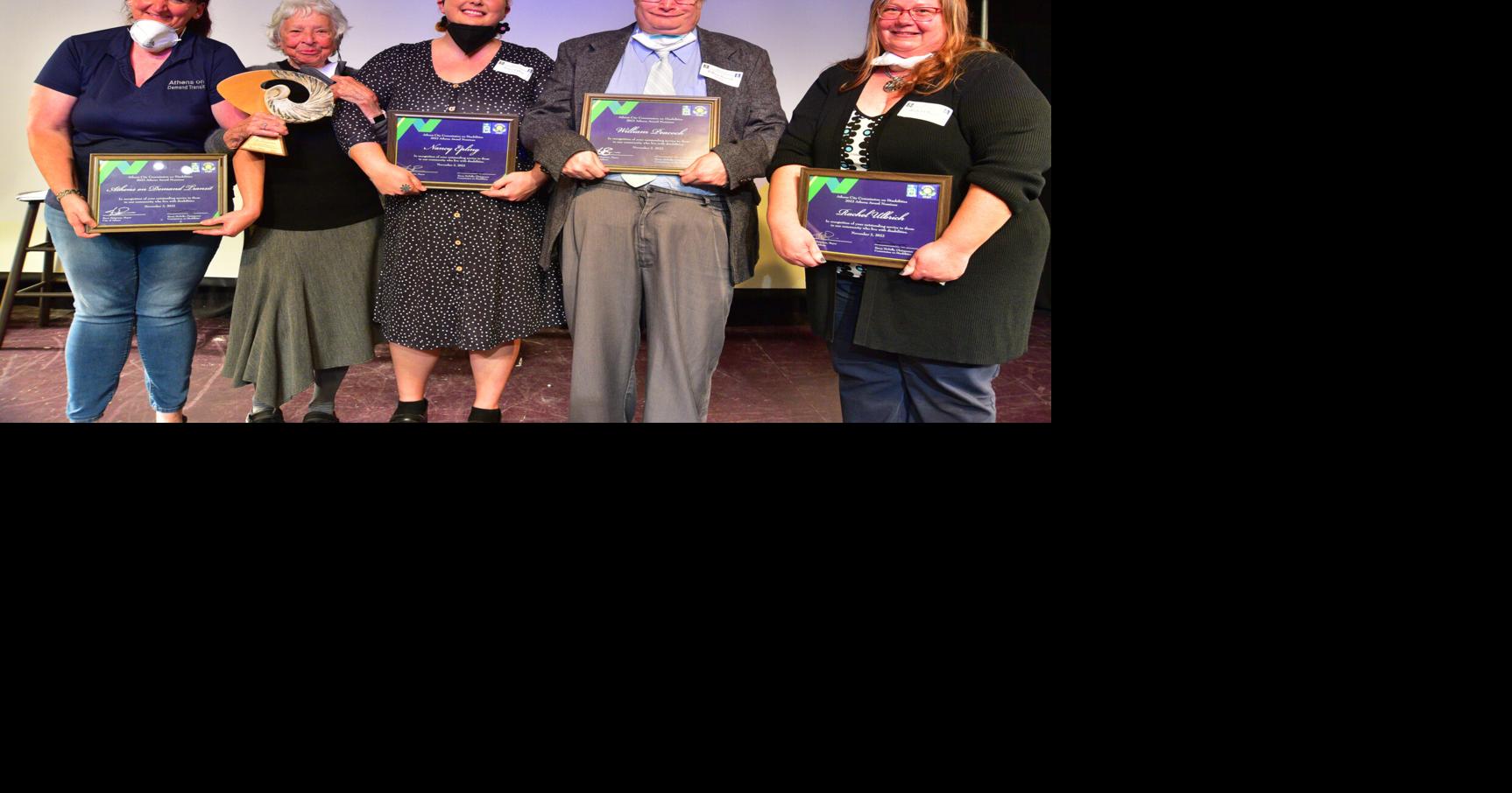 Berry Dilley received 2022 Athena Award for advocacy for accessibility ...