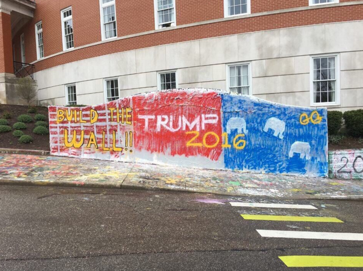 McDavis, OU Greek Life address 'build the wall' graffiti | News ...