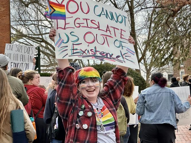 Ohio University students gather, protest Senate Bill 1 | News ...