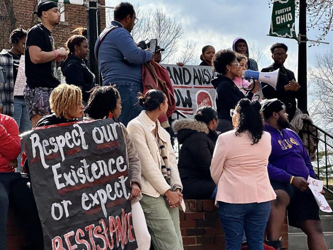 Ohio University students gather, protest Senate Bill 1 | News ...