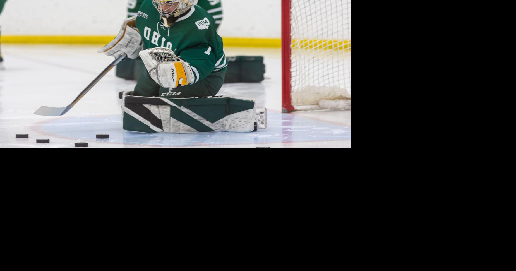 Damon dominates between the pipes in OU series at Liberty | Ohio ...