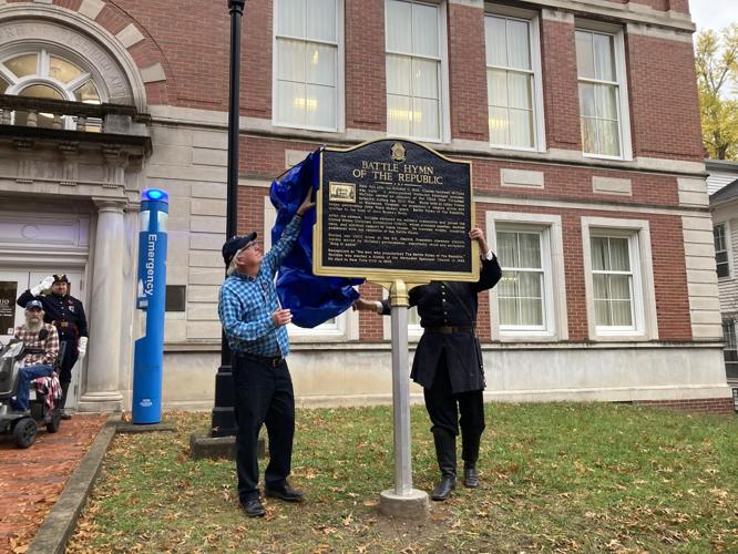 Historic Civil War marker unveiled at Tupper Hall ahead of Veterans Day ...