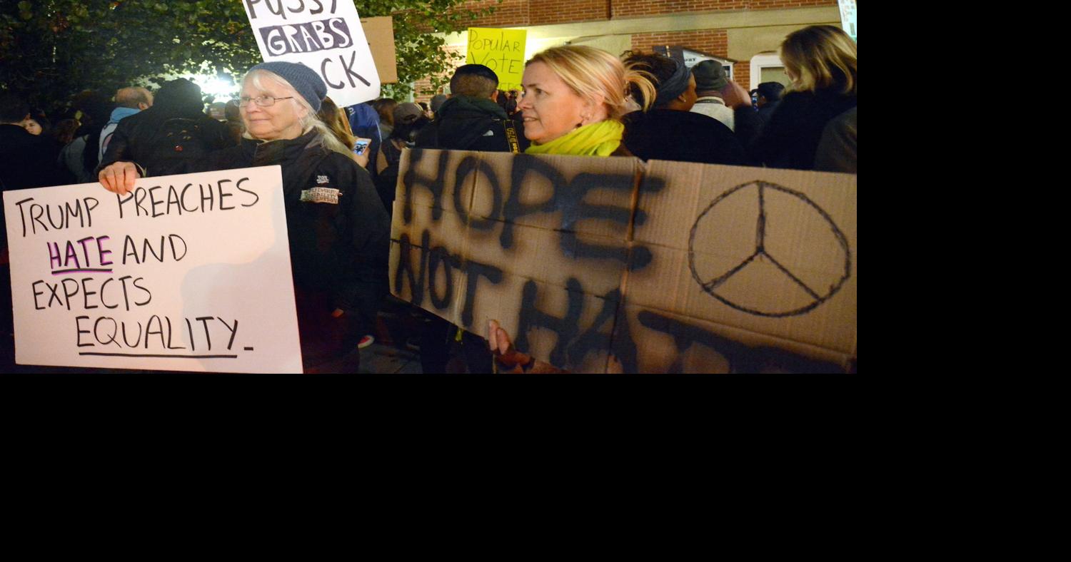 Hundreds take to Athens streets to protest Trump, two-party politics ...